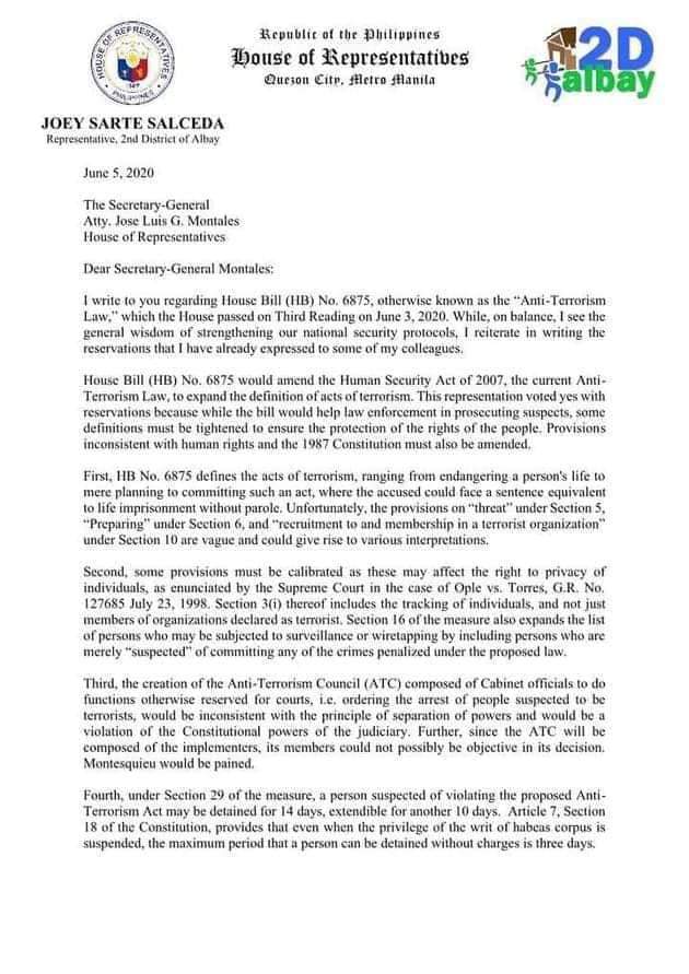 How Bicol’s Congresspersons voted on the Anti-Terrorism Law – www ...